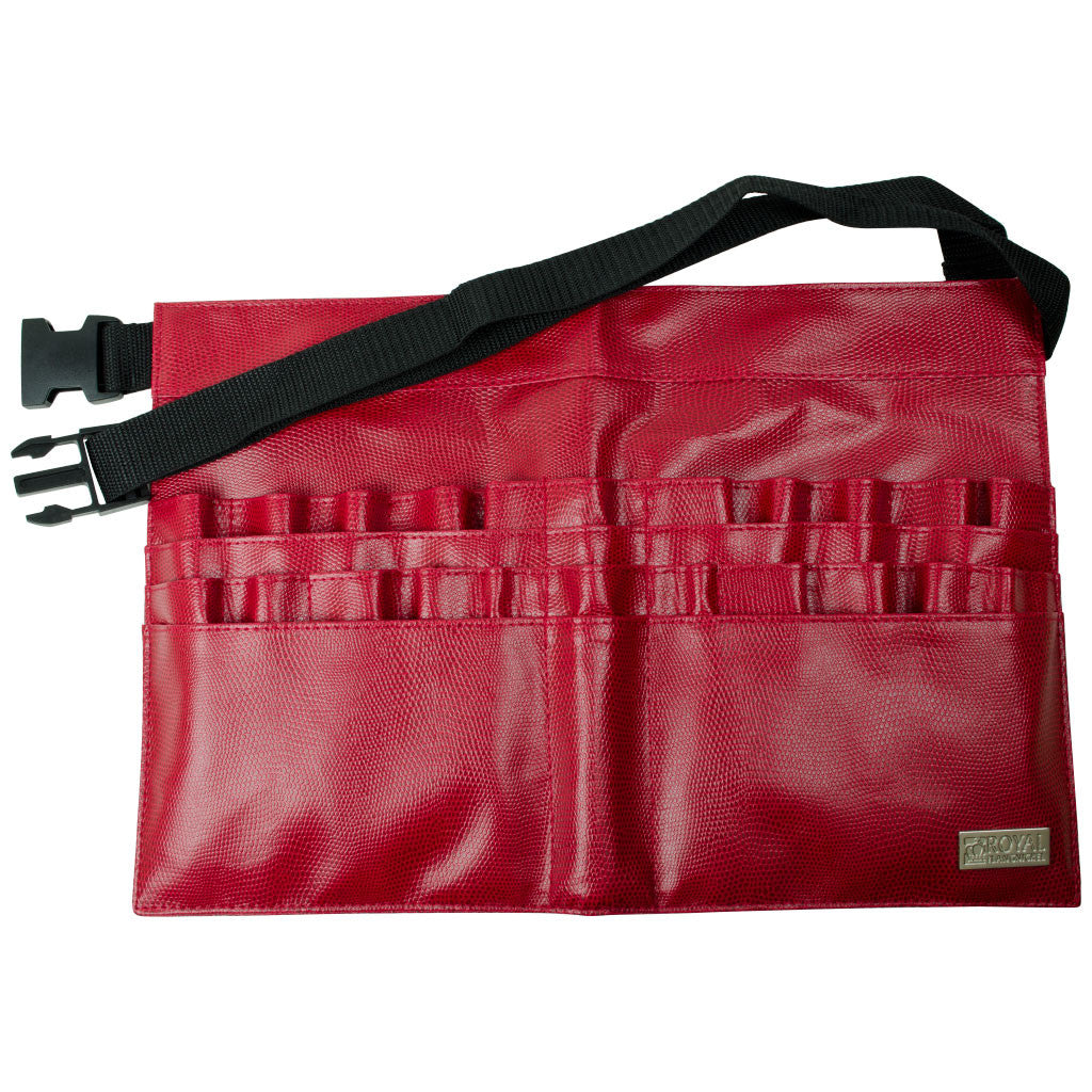 BBELT-10 | Red Leatherette 28-Compartment Brush Belt – Royal Brush Mfg ...